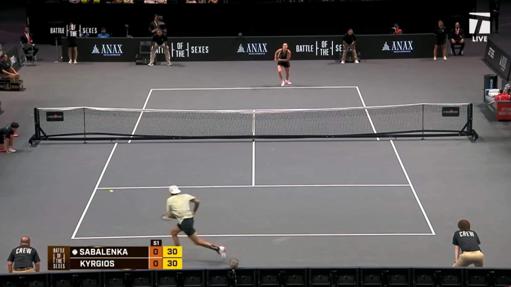 Tennis: Nick Kyrgios remporte la "Bataille des Sexes" contre Aryna ...