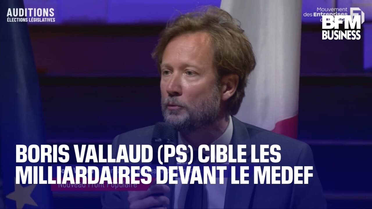 "Vous pouvez lever la main les milliardaires": quand Boris Vallaud ...