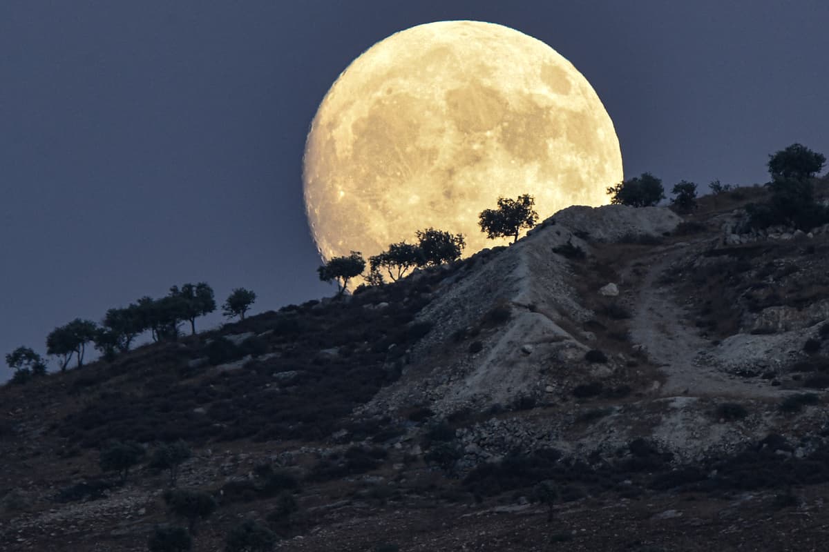 Les plus belles images de la super lune qui a illuminé le ciel cette nuit