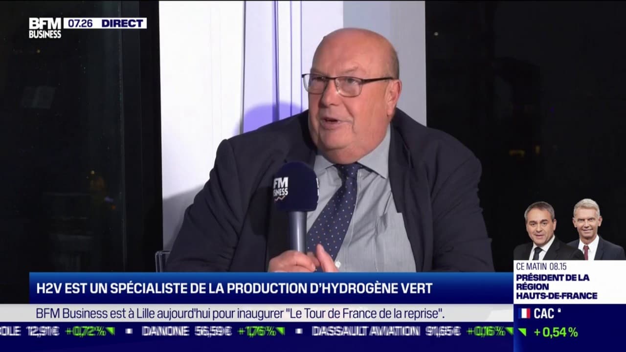 Jean-Marc Léonhardt (Directeur général d'H2V): "L'hydrogène vert ...