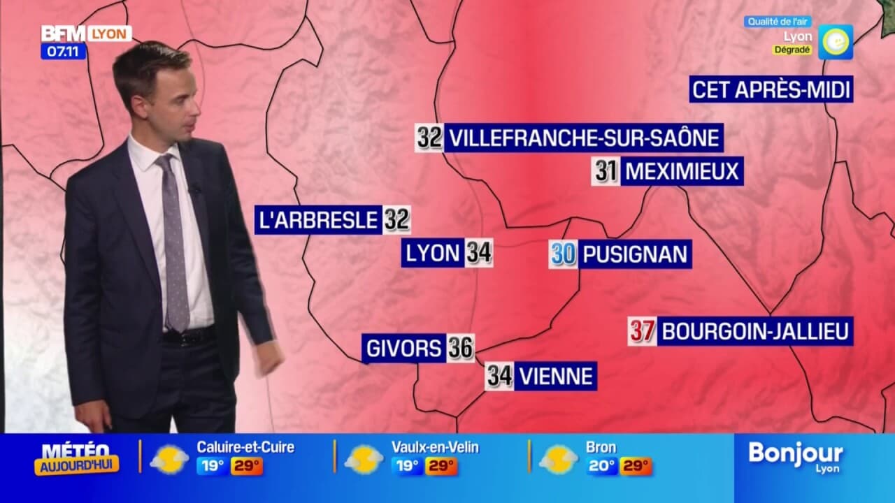Météo Rhône: de belles éclaircies avant l'arrivée d'orages, jusqu'à 30 ...