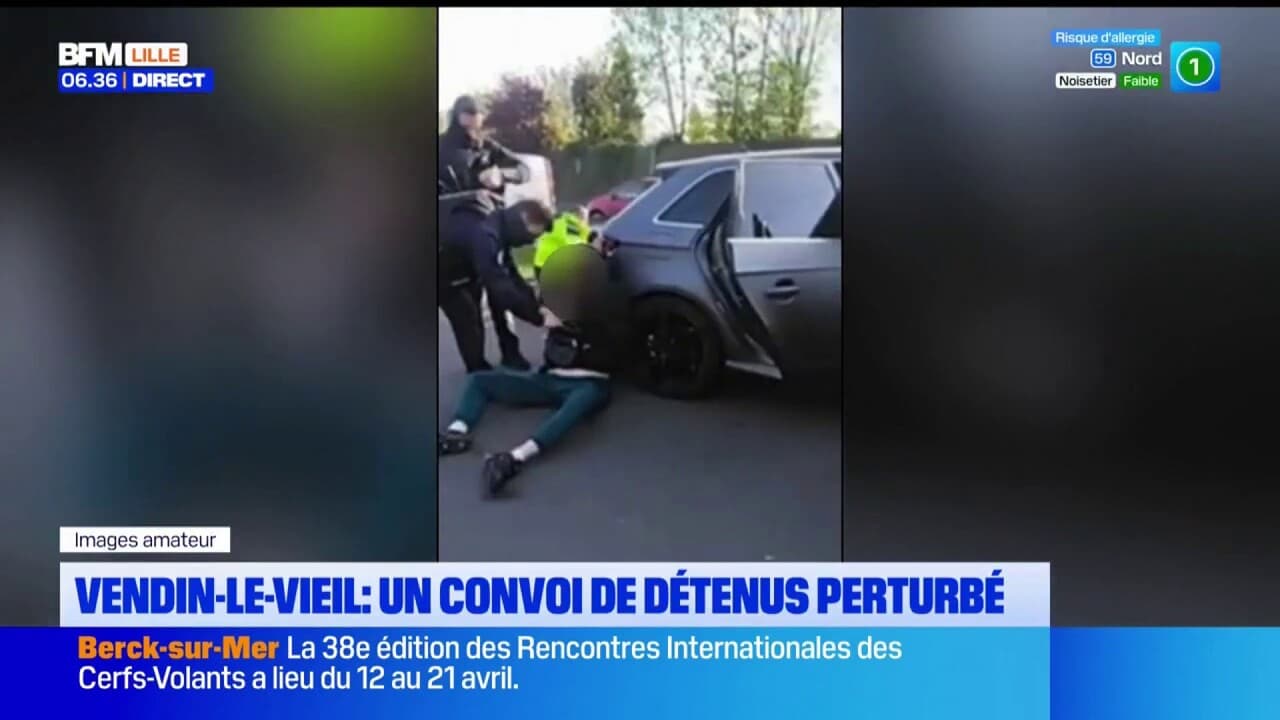 Retour en images sur le convoi de détenus perturbé à Vendin-le-Vieil