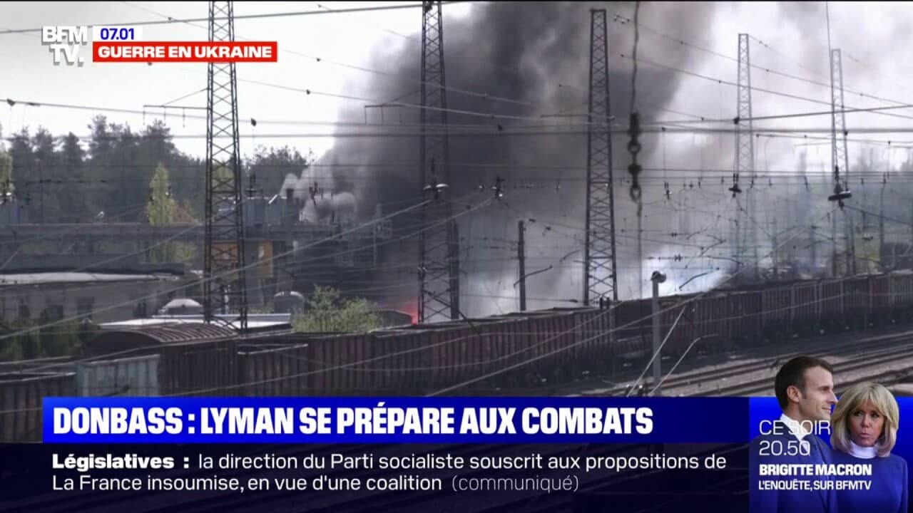 Dans le Donbass, la ville de Lyman se prépare aux combats