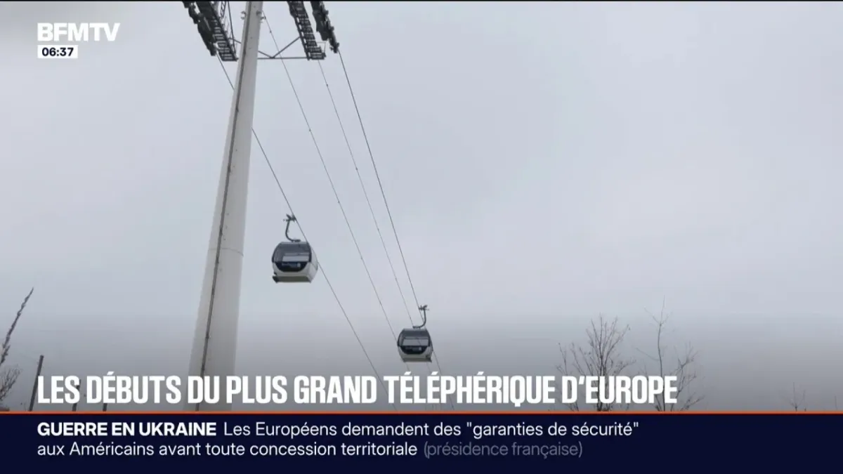 Le plus grand téléphérique d'Europe, qui relie Villeneuve-Saint-Georges ...