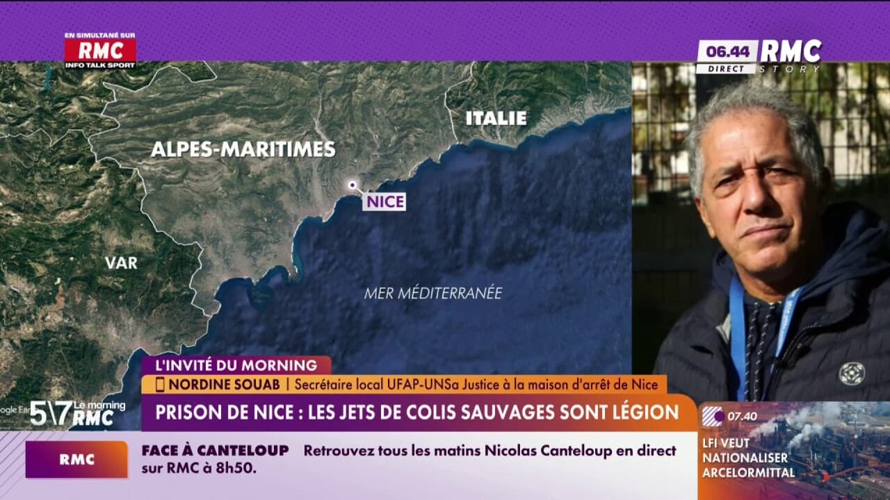 Jets de colis à la prison de Nice: "On retrouve de tout, des seringues ...