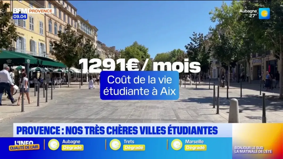 Aix-en-Provence dans le top 3 des villes étudiantes les plus chères de ...