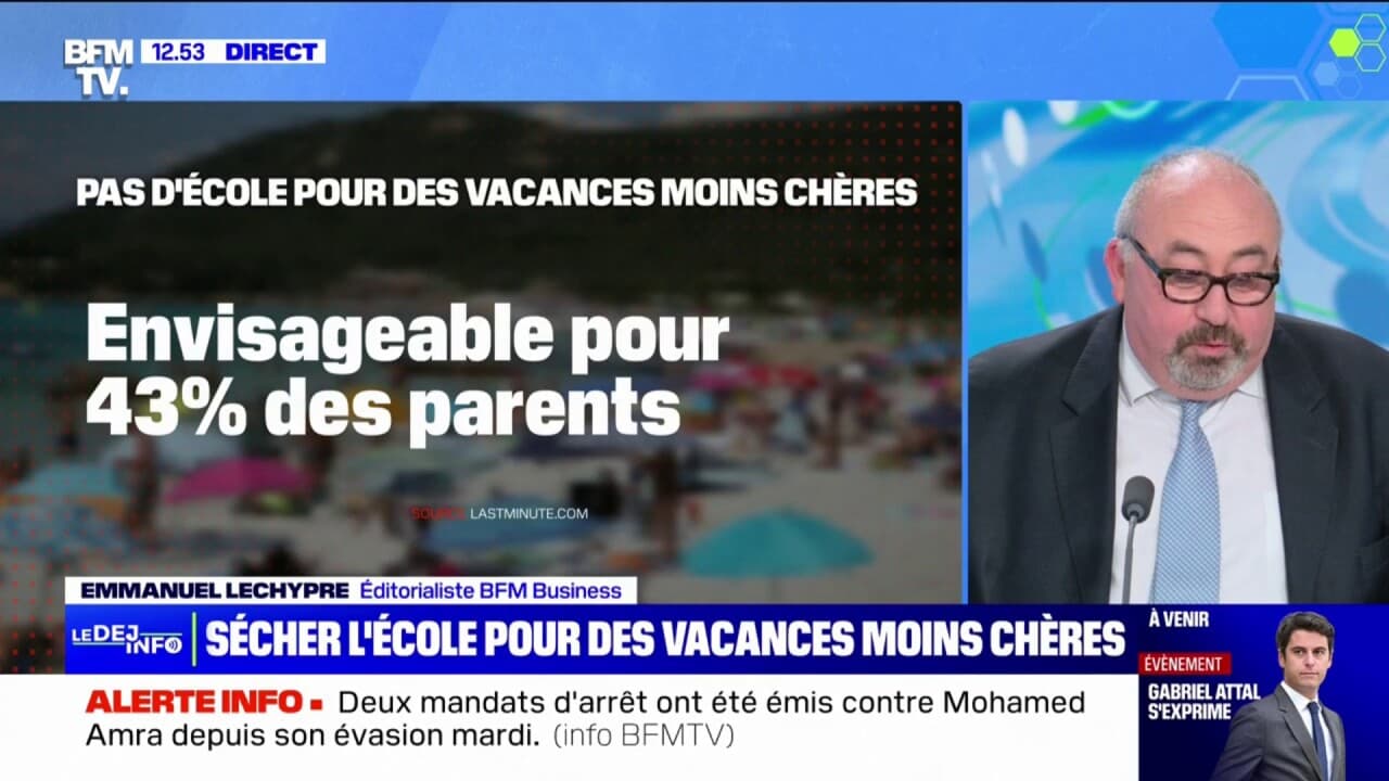 43% des Français se disent prêts à faire manquer quelques jours d'école ...