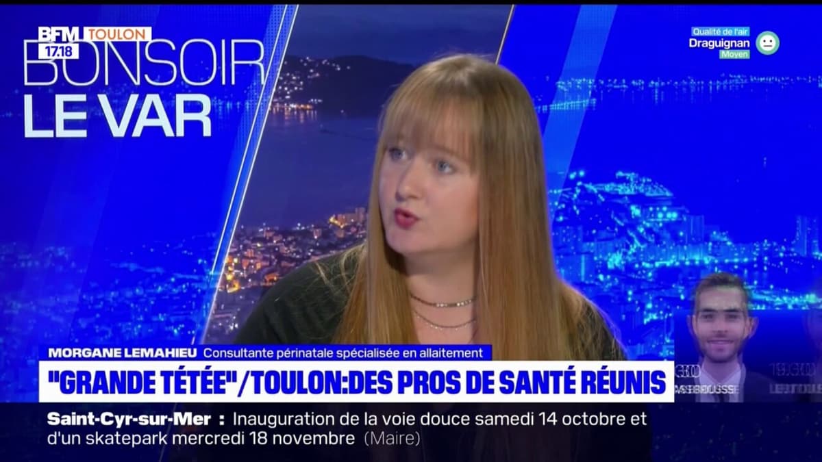 Toulon: des professionnels de la santé réunis pour la "Grande tétée"
