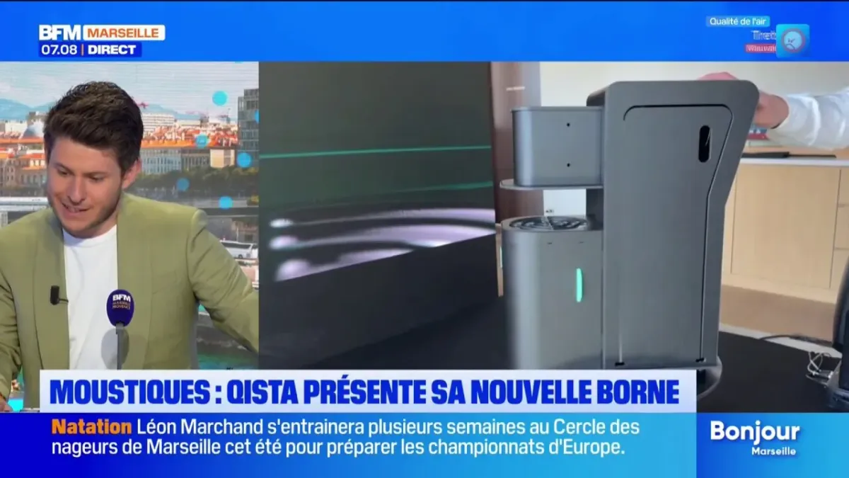 Une borne contre les moustiques présentée à Marseille