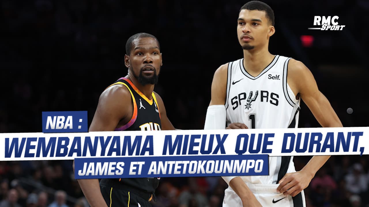 NBA : Wembanyama mieux que James, Durant et Antetokounmpo