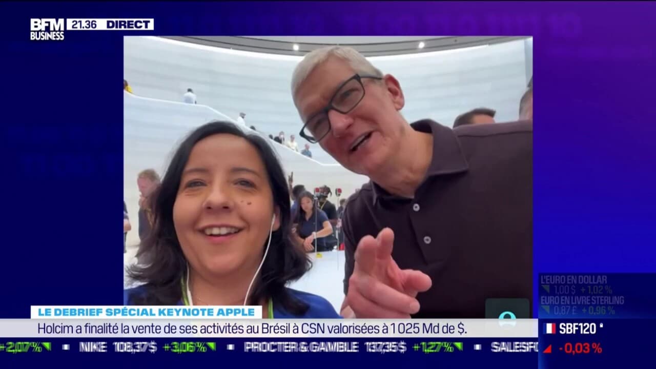 Un invité surprise sur Tech & Co : Tim Cook himself