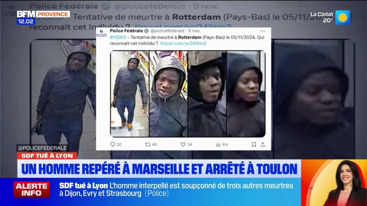 SDF tué à Lyon: un homme interpellé dans un train en provenance de ...