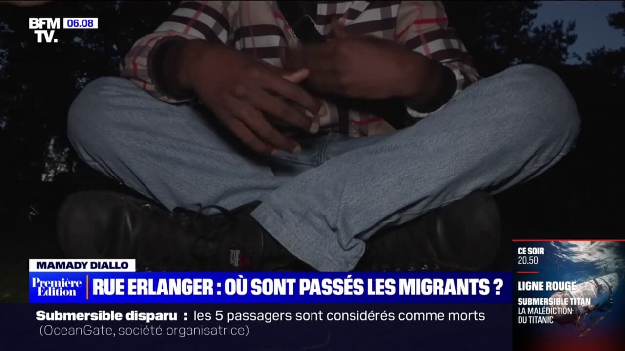450 migrants qui occupaient une école désaffectée de la rue Erlanger ont été évacués dans un ...