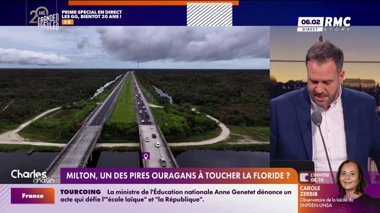 L'ouragan Milton, l'un des pires ouragans à toucher la Floride