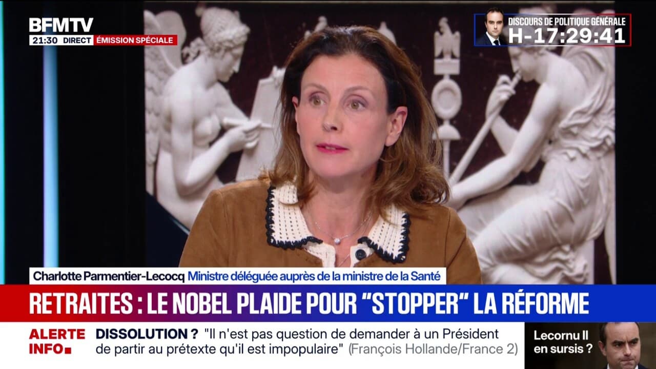 Charlotte Parmentier-Lecocq, ministre déléguée chargée des Personnes ...
