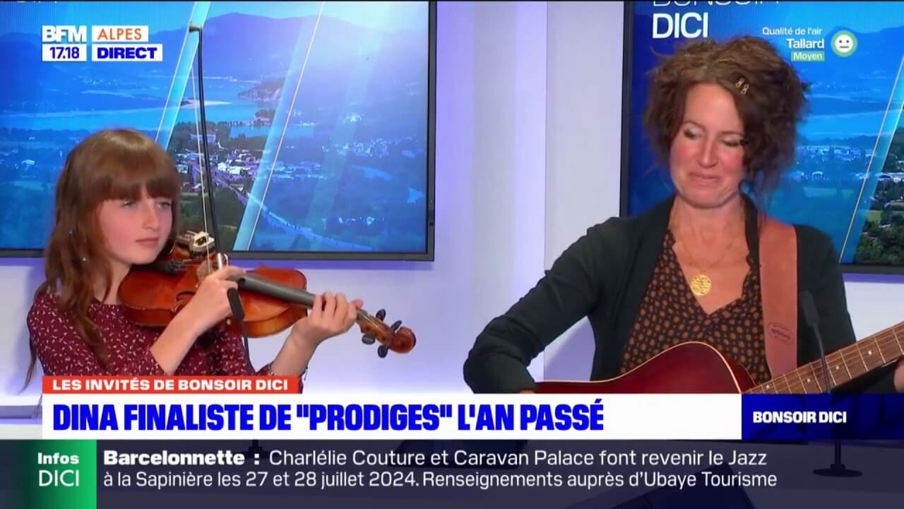 La Mourard Family joue en direct sur BFM DICI