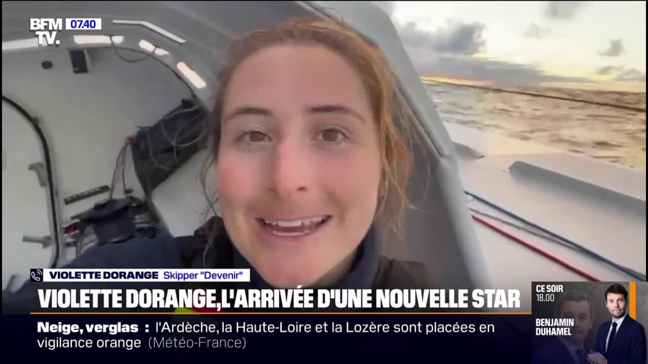 Vendée Globe: la skippeuse Violette Dorange a conquis le public avec ...
