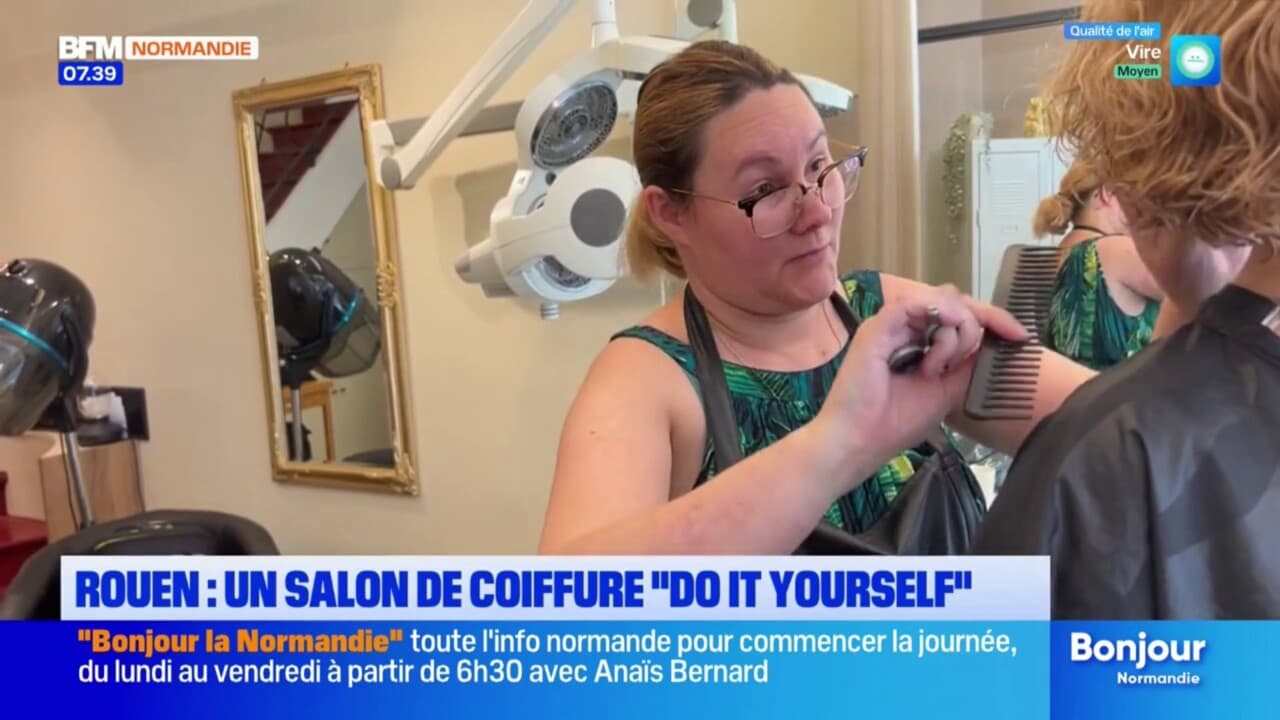 Rouen: un salon de coiffure "Do it yourself" pour une prestation à ...