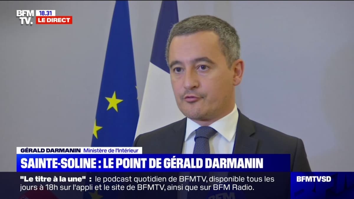 Sainte-Soline: Gérald Darmanin dénonce "des modes opératoires qui ...