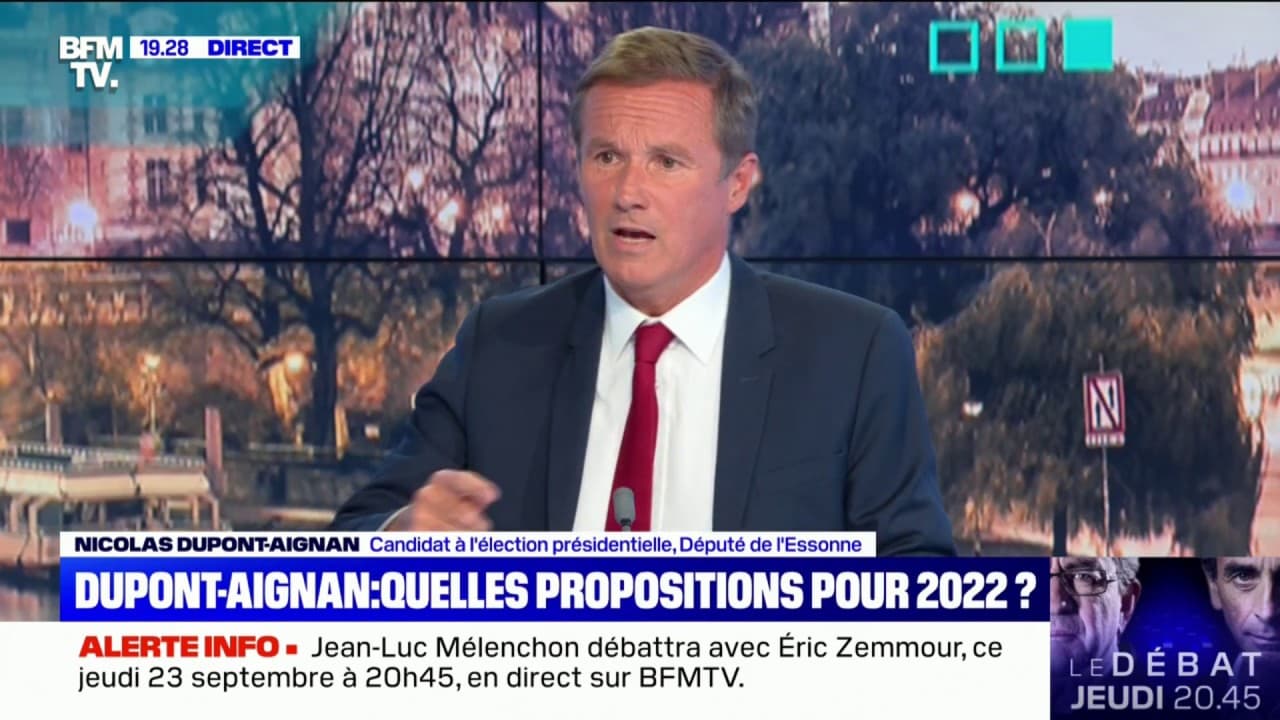 Présidentielle 2022: Nicolas Dupont-Aignan demande aux Français Présidentielle 2022: Nicolas Dupont-Aignan demande aux Français