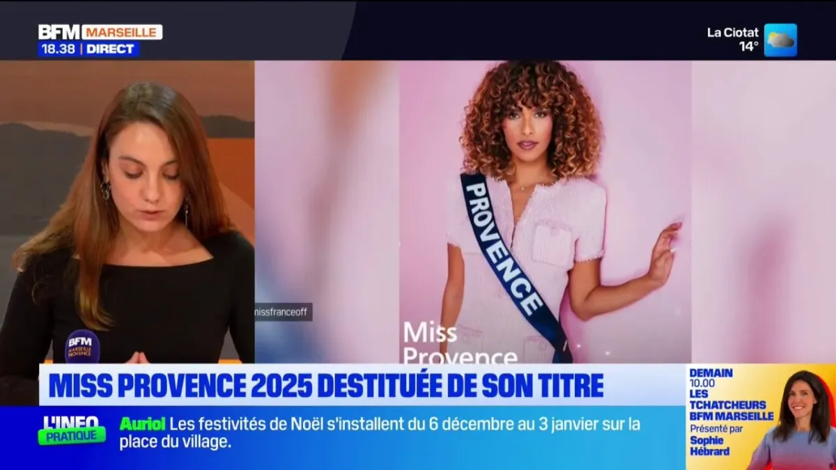 Miss Provence 2025 destituée de son titre. Elle n'aura pas de remplaçante.