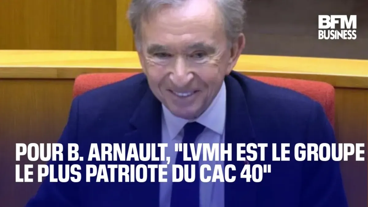 Pour Bernard Arnault, "LVMH est le groupe le plus patriote du CAC 40"