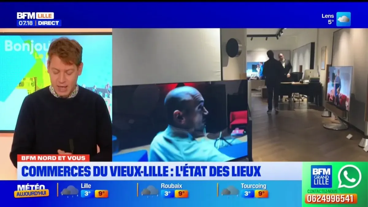 BFM Nord et vous: état des lieux des commerces du Vieux-Lille