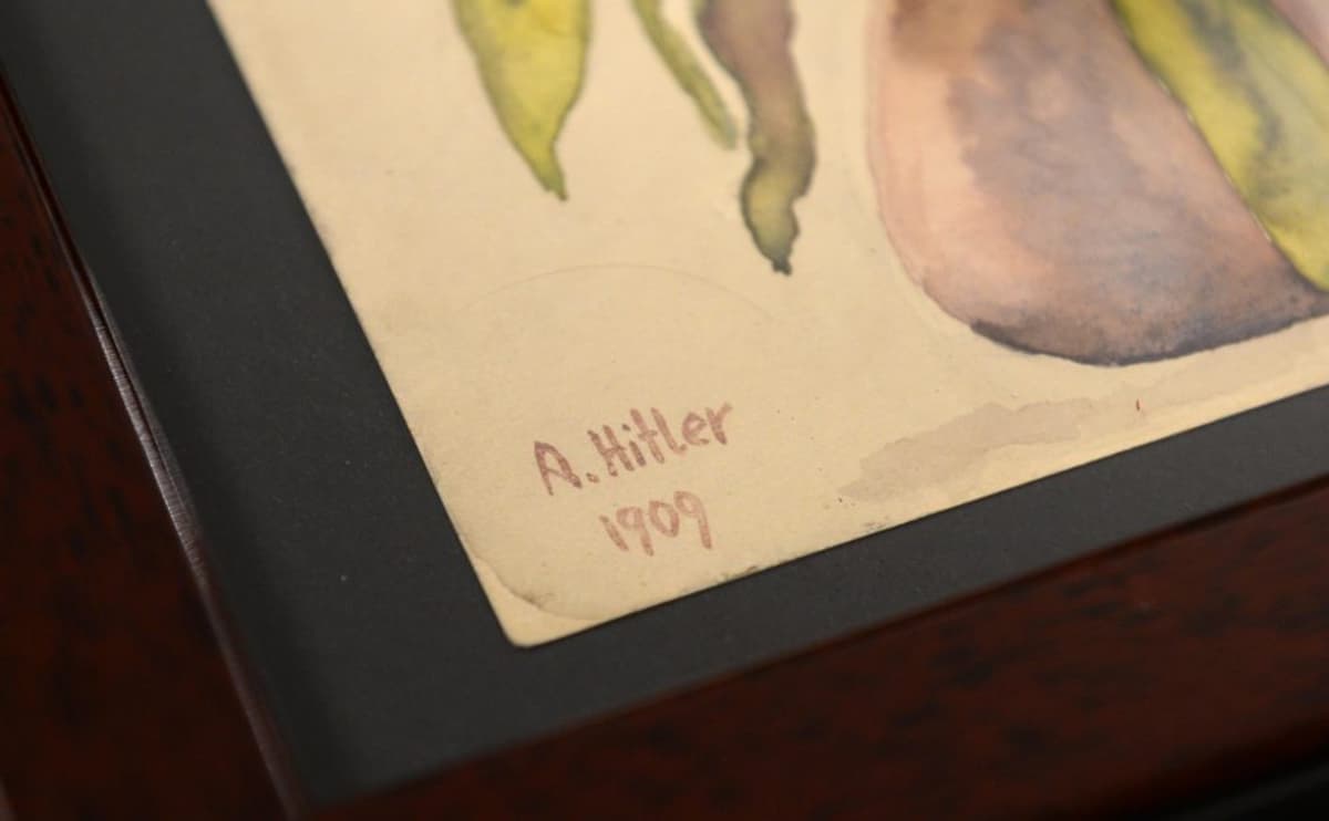 Des aquarelles et dessins d'Adolf Hitler vendus aux enchères