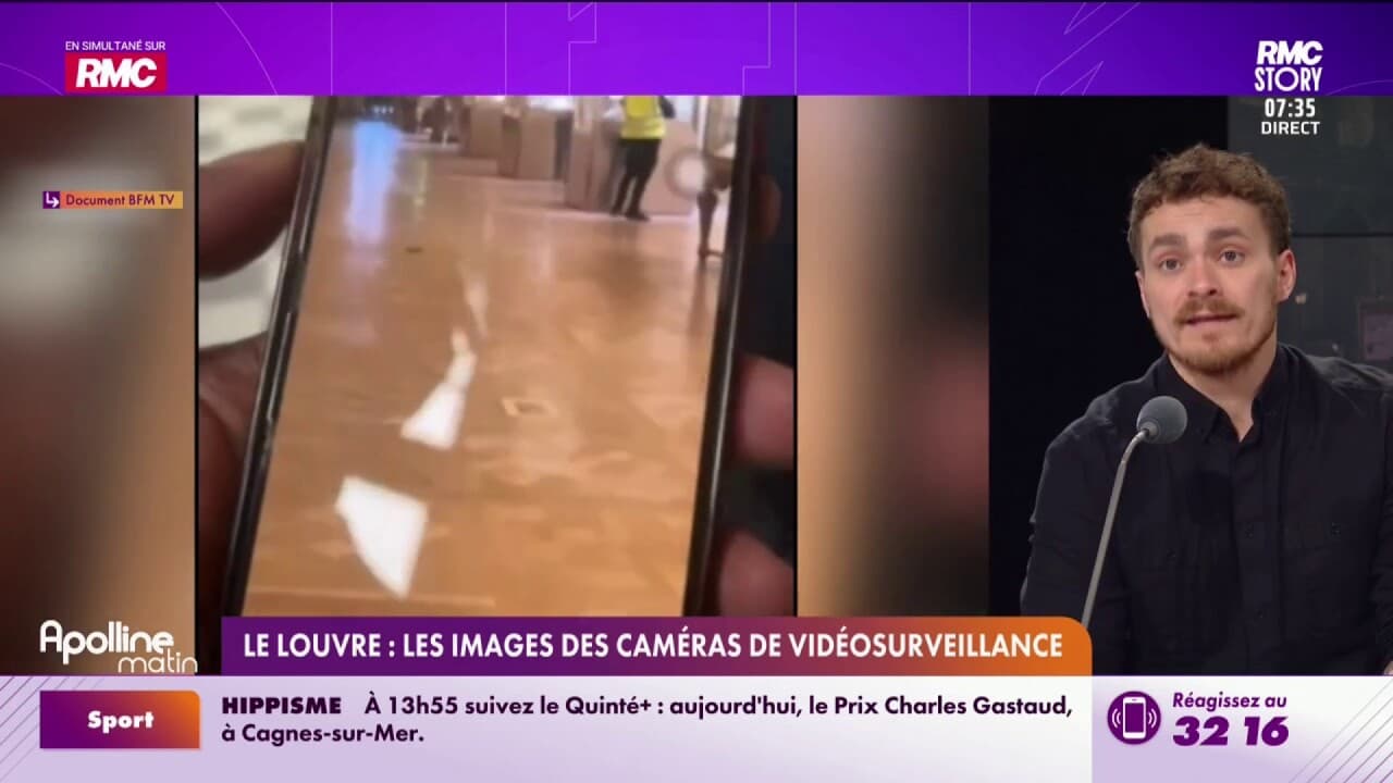Le Louvre : les images des caméras de vidéosurveillance révèlent l ...