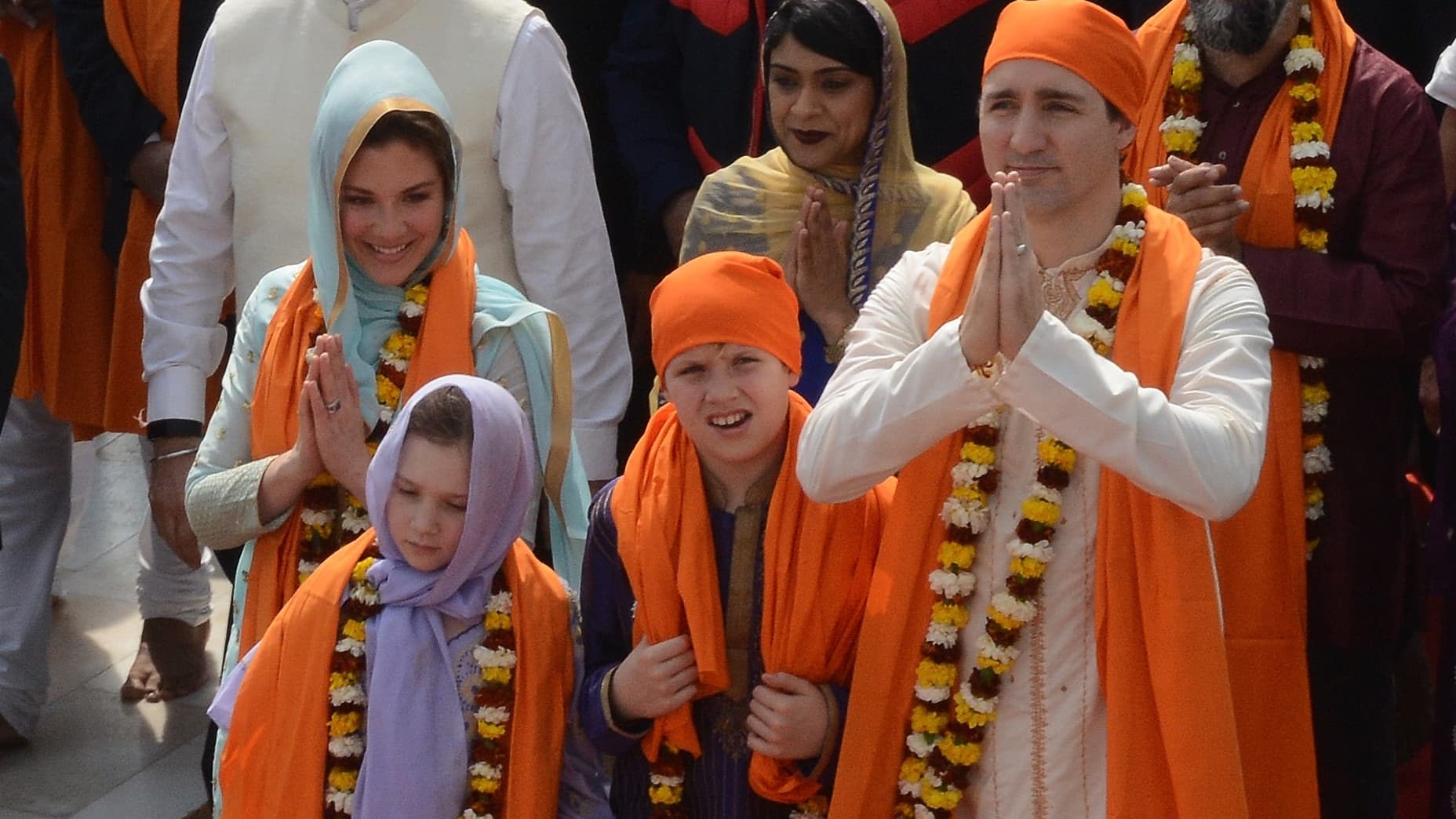 Justin Trudeau raillé pour ses tenues pendant son voyage en Inde