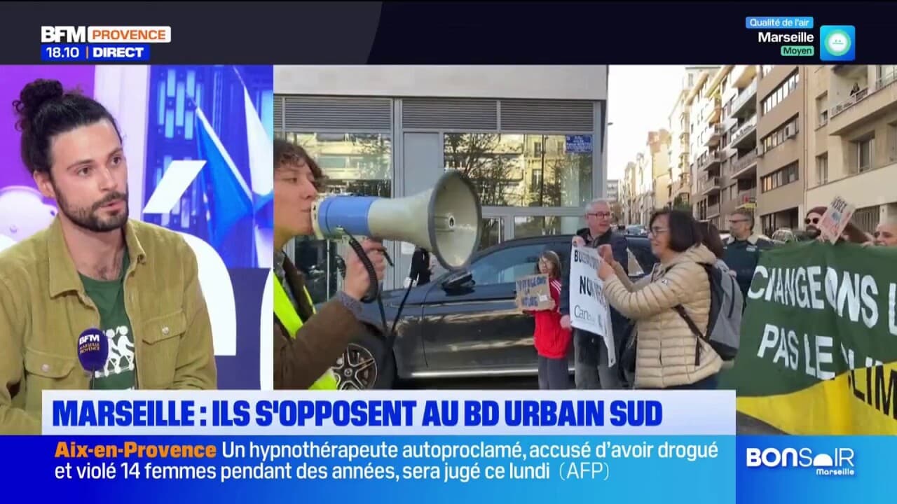 À Marseille, ils s'opposent au boulevard urbain sud