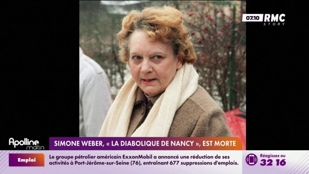 Simone Weber, "la diabolique de Nancy", est morte