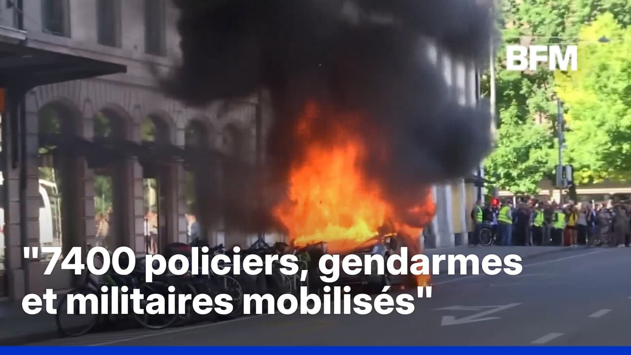 G7 à Évian: une manifestation sous haute surveillance est en cours à ...