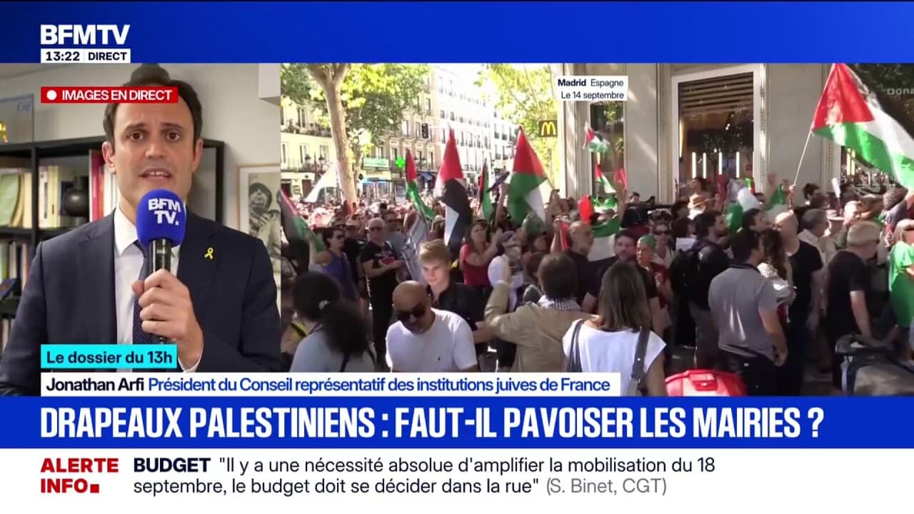 Drapeaux palestiniens sur les mairies: "C'est un acte qui s'inscrit en ...