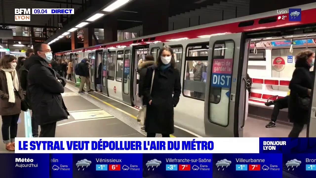 Lyon: les dispositifs du Sytral pour dépolluer l'air du métro