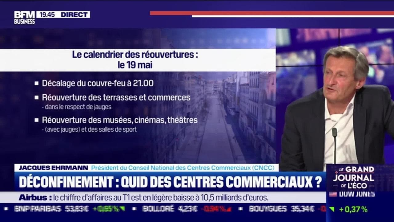 Jacques Ehrmann (CNCC) : Déconfinement, quid des centres commerciaux ...