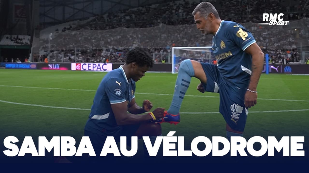 125 ans de l'OM : Superbe but et samba de Sonny Anderson (1-1)