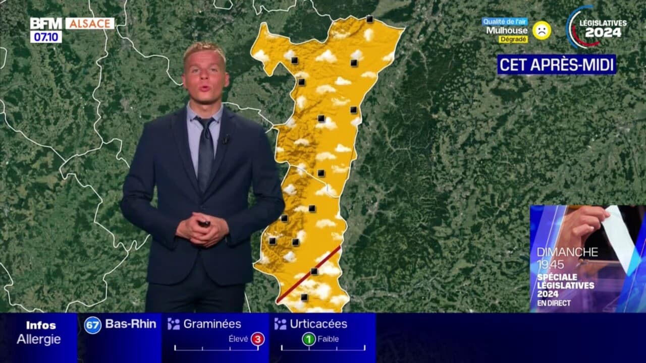 Météo en Alsace: une journée ensoleillée ce lundi, jusqu'à 28°C à ...
