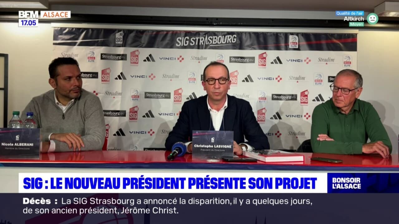 Basket: le nouveau président de la SIG Strasbourg présente son projet
