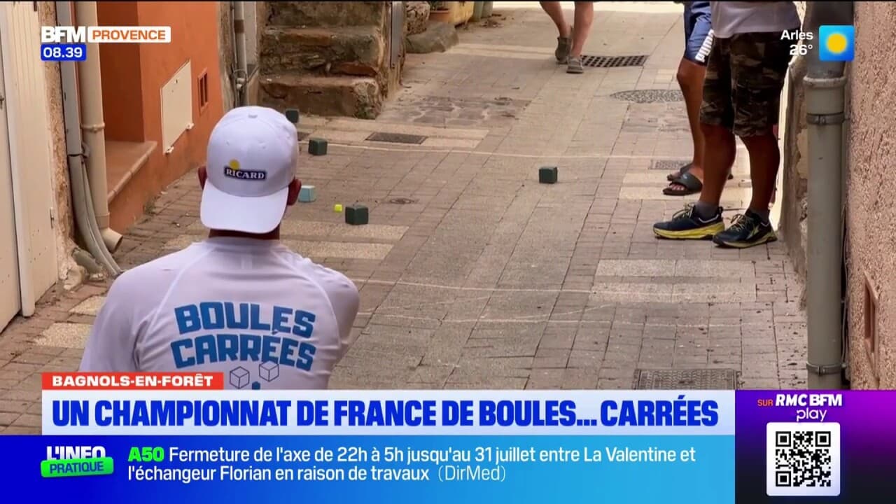 Bagnols-en-Forêt. Un championnat de France de boules ... carrées