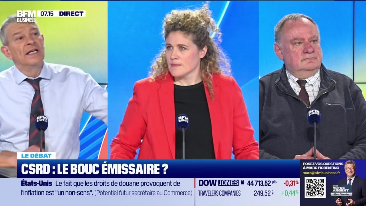 Nicolas Doze face à Jean-Marc Daniel : CSRD, le bouc émissaire - 30/01