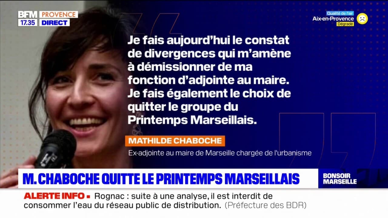 Mathilde Chaboche quitte le Printemps marseillais