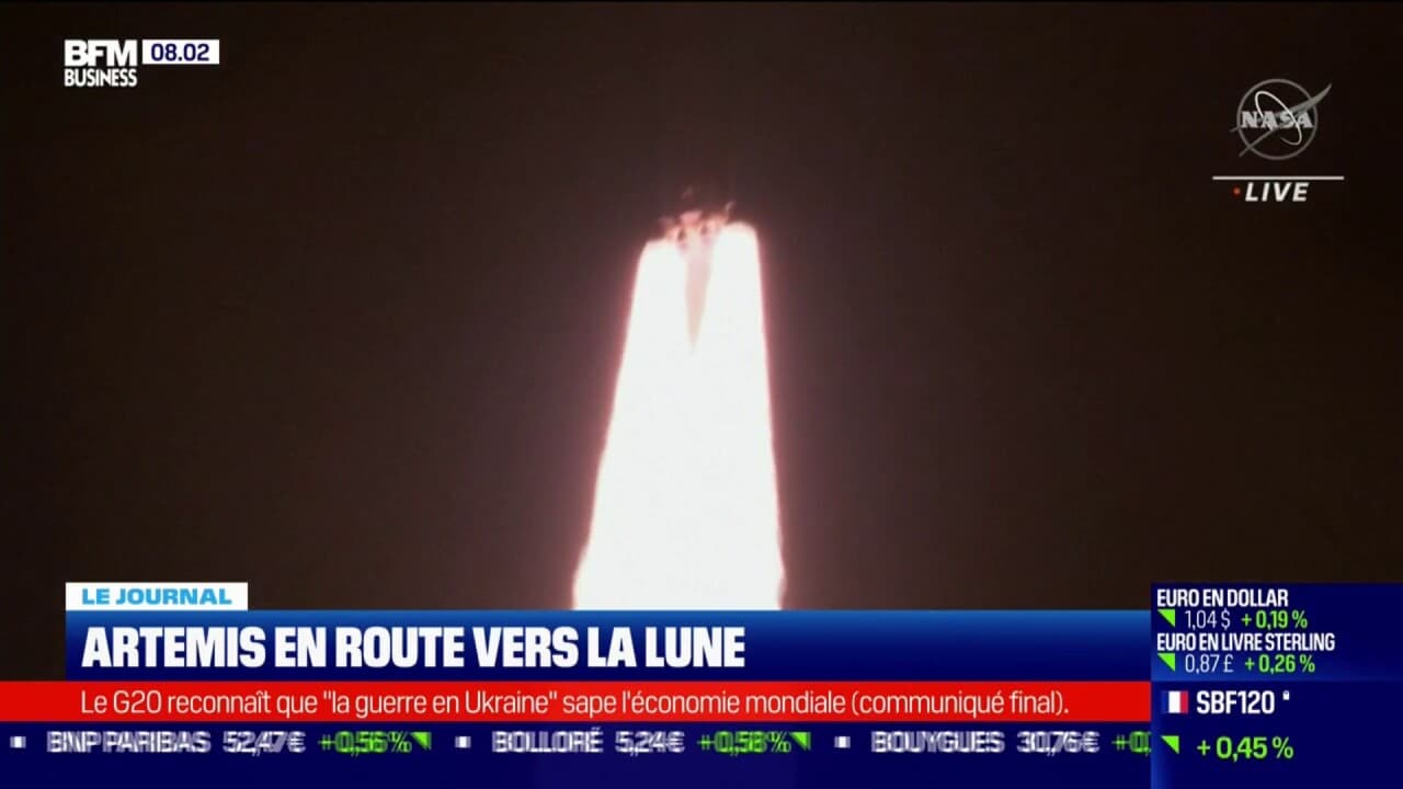 Artémis: la méga-fusée de la Nasa en route pour la Lune