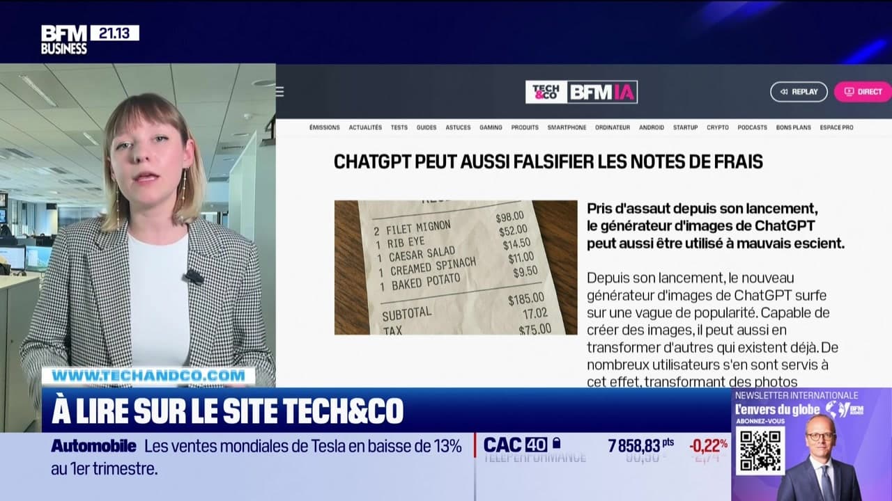 À lire sur le site Tech&Co : ChatGPT peut aussi falsifier les notes de ...