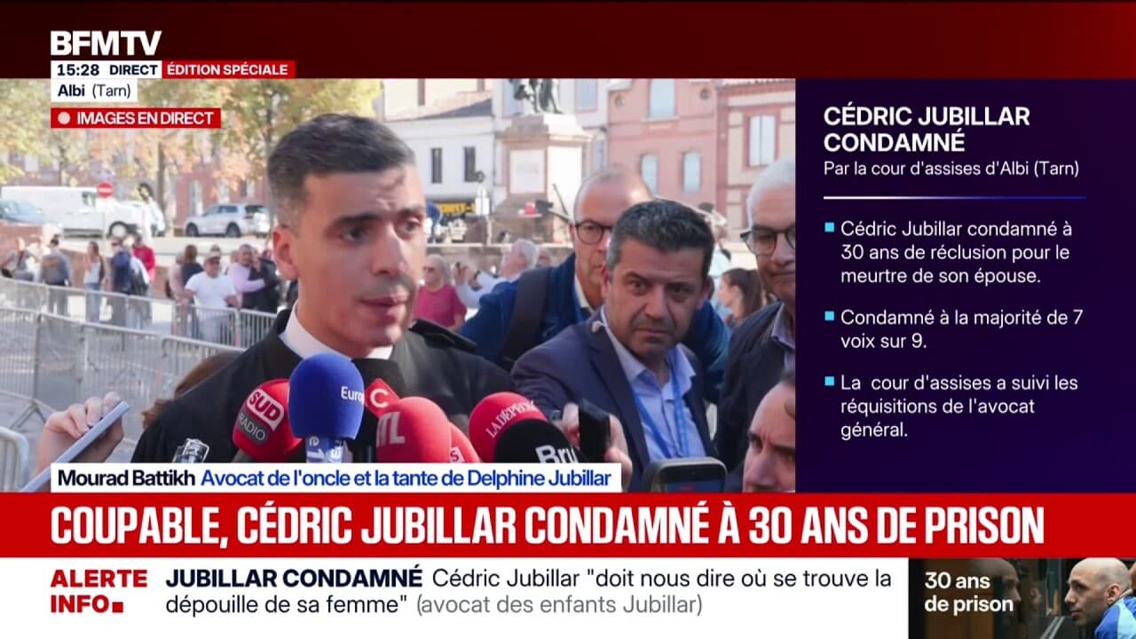 Cédric Jubillar condamné: "Aujourd'hui, la vérité a gagné sur le ...
