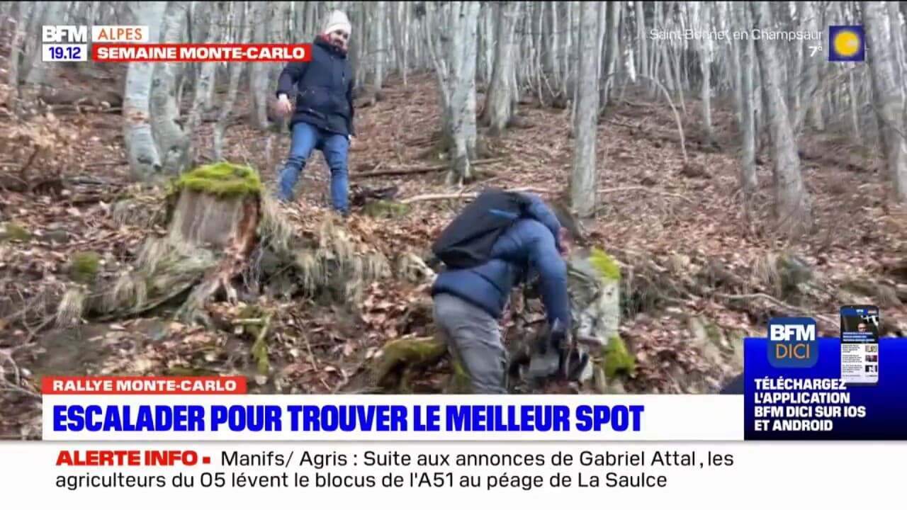 Rallye Monte-Carlo: escalader pour trouver le meilleur spot