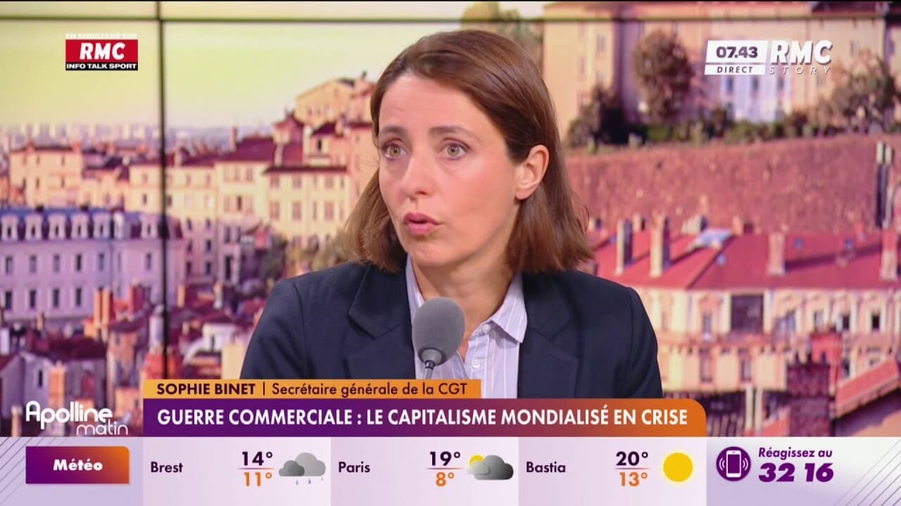Sophie Binet réagit aux propos de Bernard Arnault