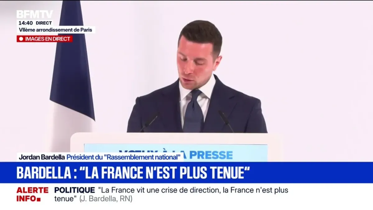 Jordan Bardella: "La signature du traité de libre-échange avec le ...