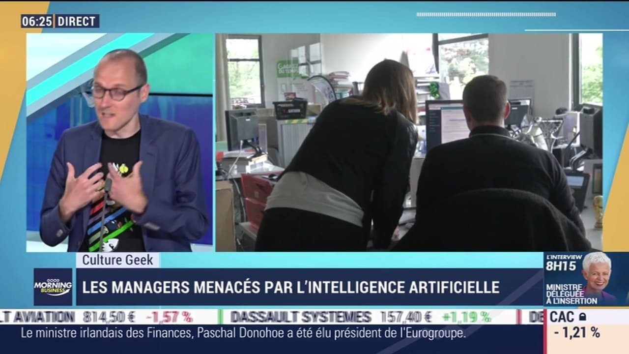 Culture Geek : Les managers menacés par l'intelligence artificielle par Anthony Morel - 10/07