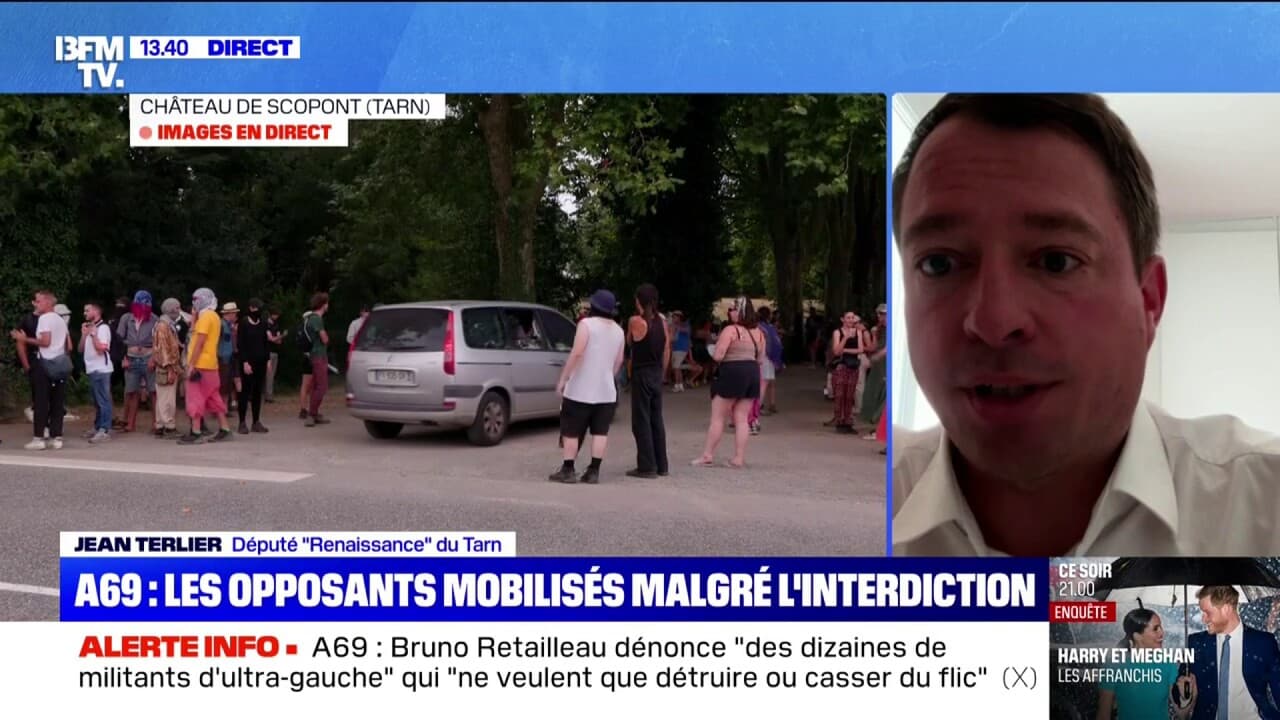 Mobilisation anti-A69: pour Jean Terlier, député (Renaissance) du Tarn, les associations ont une ...